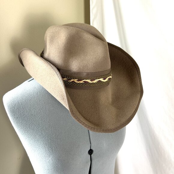 Scala | Accessories | Toby Keith Felt Shapeable Cowboy Hat One Size ...